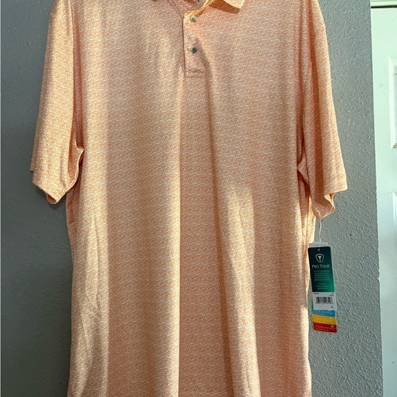 Pro Tour | Shirts | Mens Pro Tour Cool Play Orange Polo Shirt | Poshmark